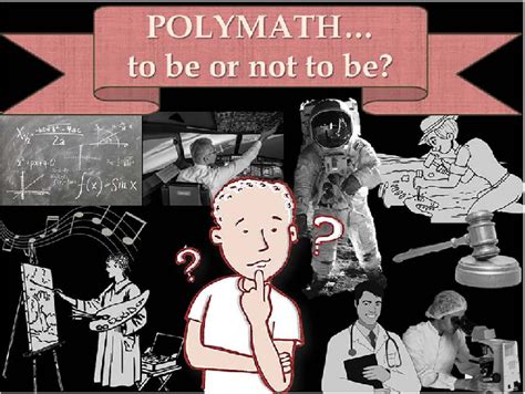 To Be Or Not To Be A Polymath Download Scientific Diagram