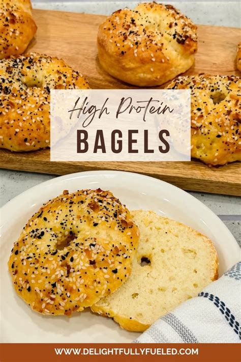 Easy High Protein Bagels Recipe Low Calorie High Protein Bagel