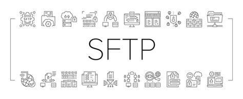 Symbol Set File Formats Extensions Diverse Vector Image