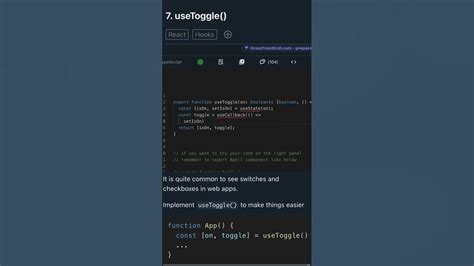 React Usetoggle Youtube