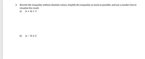 solved rewrite the inequality without absolute values