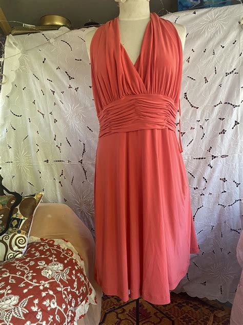 Salmon Colored Bridesmaid Dress