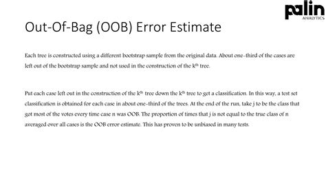 Random Forest Classifier In Machine Learning Palin Analytics Ppt