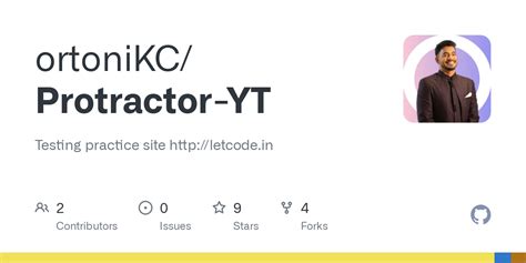 GitHub OrtoniKC Protractor YT Testing Practice Site Letcode In