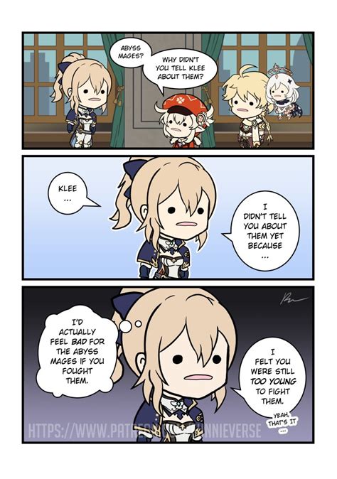 Aether Klee Paimon And Jean Genshin Impact Drawn By Eunnieverse Danbooru