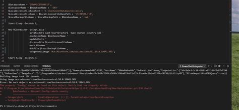 Error Message While Creating Container The Requested Resource Is In Use · Issue 1099
