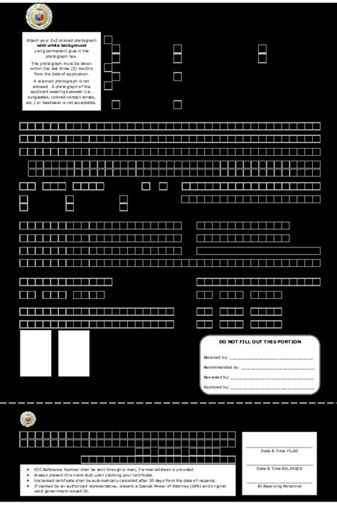 Emigration Clearance Certificate Ecc Application Form Pdfcoffee Com