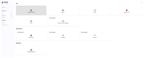 data exports reference