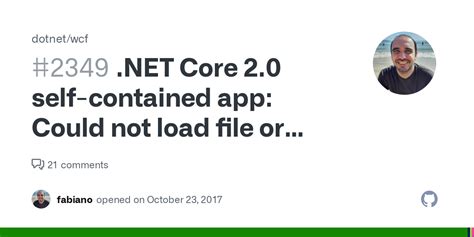 Net Core 20 Self Contained App Could Not Load File Or Assembly Systemprivateservicemodel