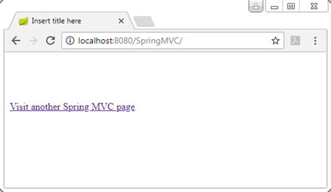 Spring Model View Controller Mvc Example