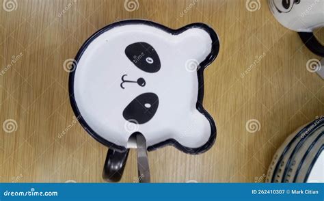 Cute Panda Mug Stock Image Image Of Cartoon Iron Clothing 262410307