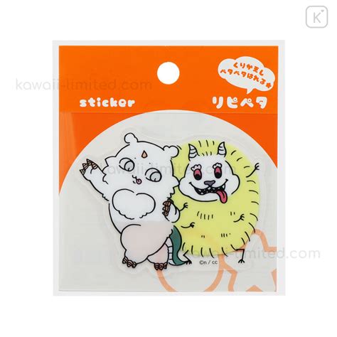 Japan Chiikawa Repipeta Vinyl Sticker Anoko And Monster Dance Kawaii
