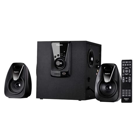 Impex Musik Plus Watts Channel Multimedia Speaker System With USB SD MMC Card Bluetooth