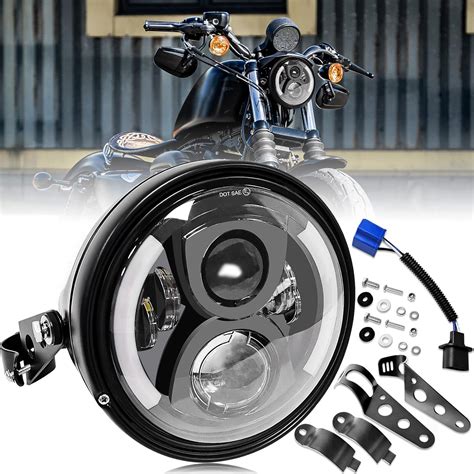 Beloza Dot Approved 7 Inch Round Motorcycle Headlight