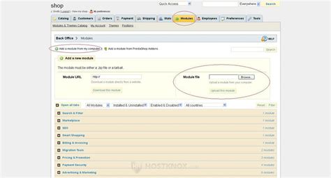 Hostknox Prestashop 1 4 Modules Tutorial