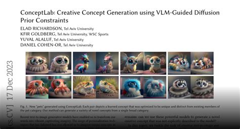 Paper Page Conceptlab Creative Generation Using Diffusion Prior