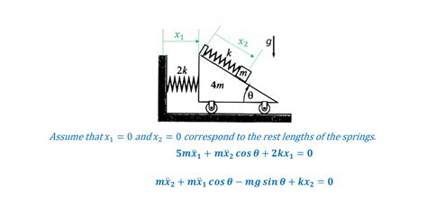 Derive The Equations Of Motion Using Lagranges Chegg