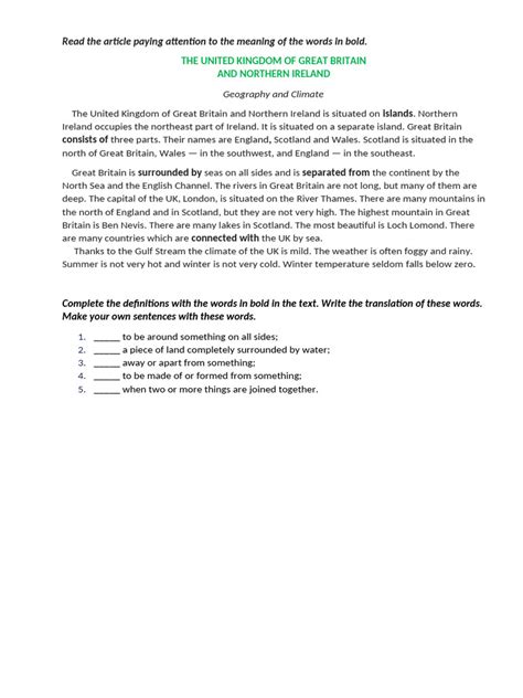 The Uk Geography Pdf