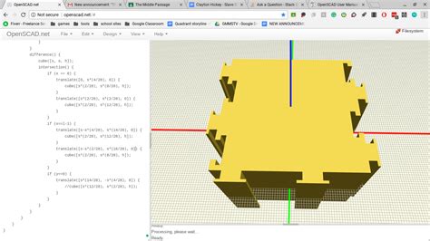 Modeling Openscad Differenceintersection Not Working Stack Overflow