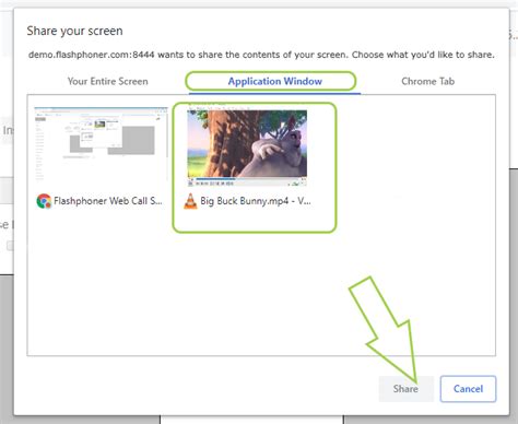 Testing A Screen Sharing From A Browser Flashphoner Streaming And Calls For Web