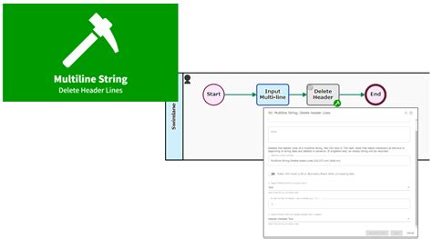 multiline string delete header lines questetra support