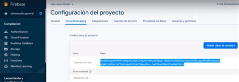 java how to obtain the cloud messaging server key to be able to send
