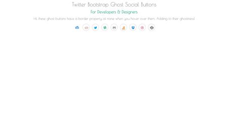 20 Bootstrap Social Media Icons Code Examples Onaircode