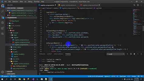 15 Angular 8 And Asp Net Core 3 Api Angular Login Component Youtube