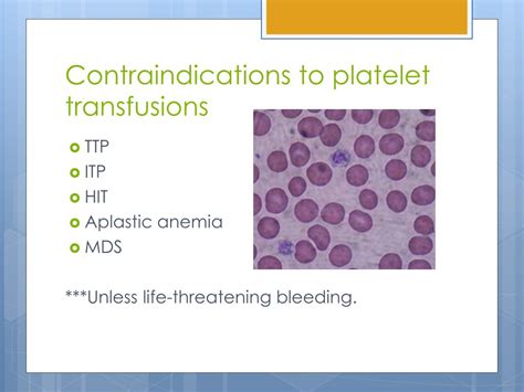 Platelet Transfusion