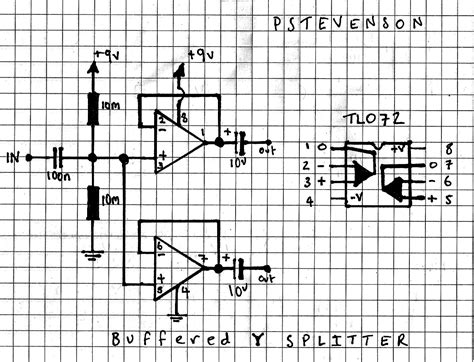 Paul In The Lab Buffered Y Splitter Stripboard Veroboard