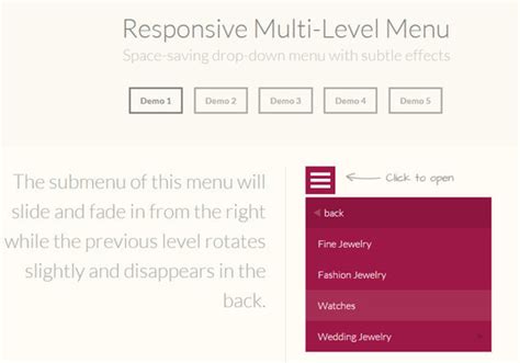 37 Responsive Navigation Menus Plugins And Tutorials