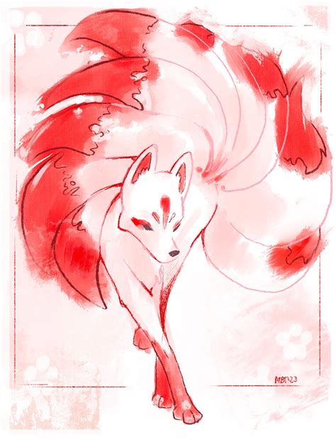 Kitsune Sketch By Talonserena On Deviantart
