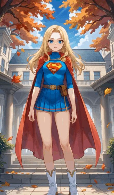 Supergirl Anime  Dc Comic Book Art Dc Comic Books Supergirl Comic