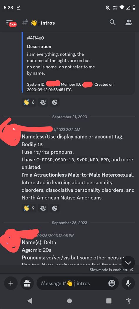 Pluralkit Dump From A Discord Server I Was In 😞 R Systemscringe