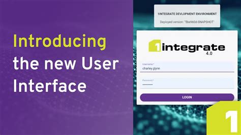 introducing the user interface in 1integrate v4 youtube