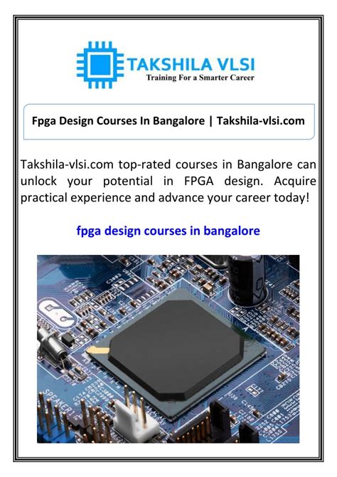 Ppt Fpga Design Courses In Bangalore Takshila Powerpoint Presentation Id14098437