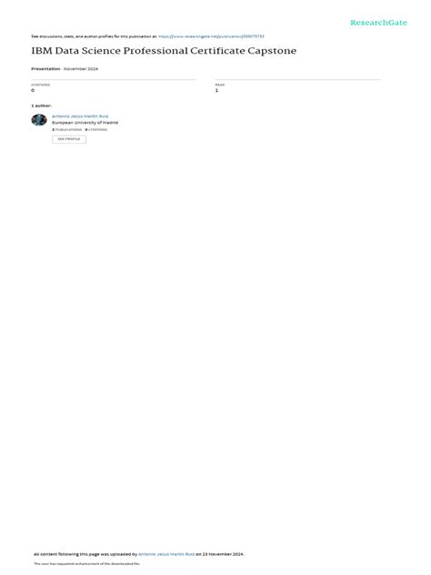 Ibmdatascienceprofessionalcertificatecapstonesigned Pdf