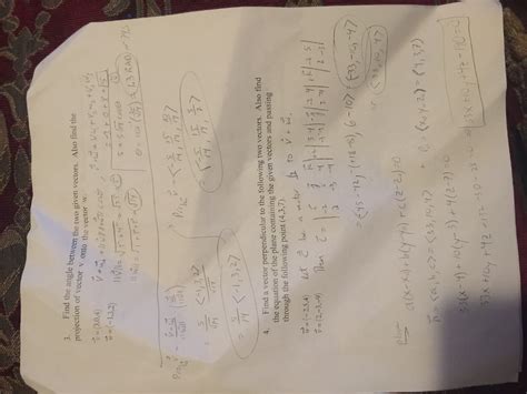 Solved Find The Angle Between The Two Given Vectors Also Chegg
