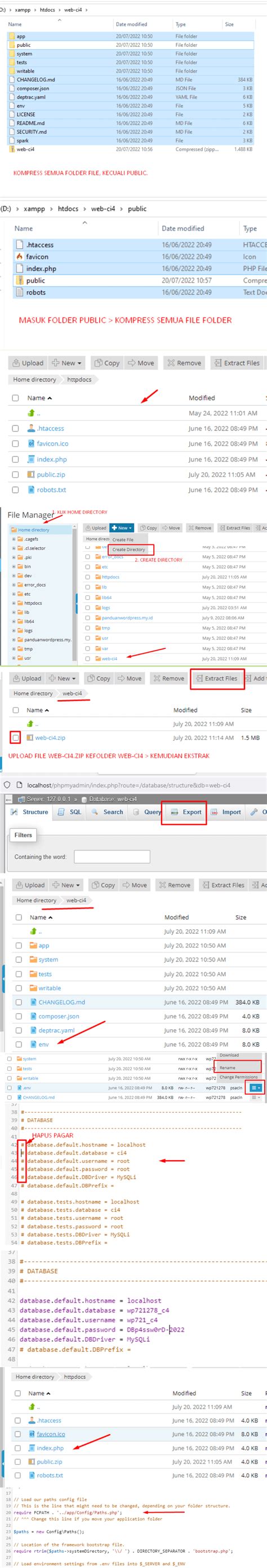 Installing CI4 App On Plesk