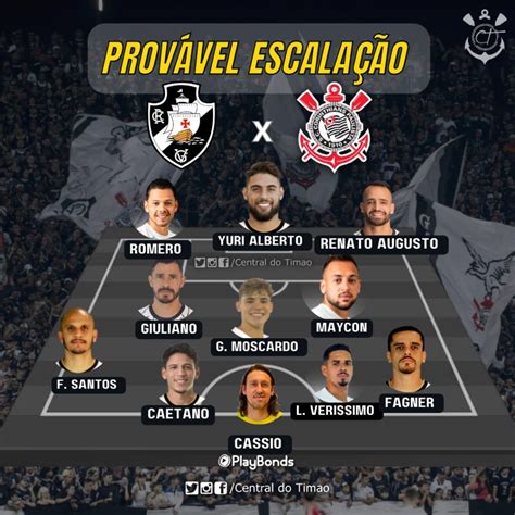 Vasco X Corinthians Escalação Arbitragem E Onde Assistir