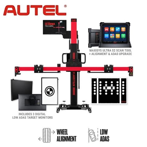 Autel Ia1000 Automated Wheel Alignment And Adas System With Ldw