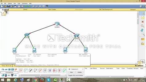 Cisco Packet Tracer создание сети предприятия Youtube