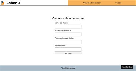 React Formularios Exercicios Codesandbox