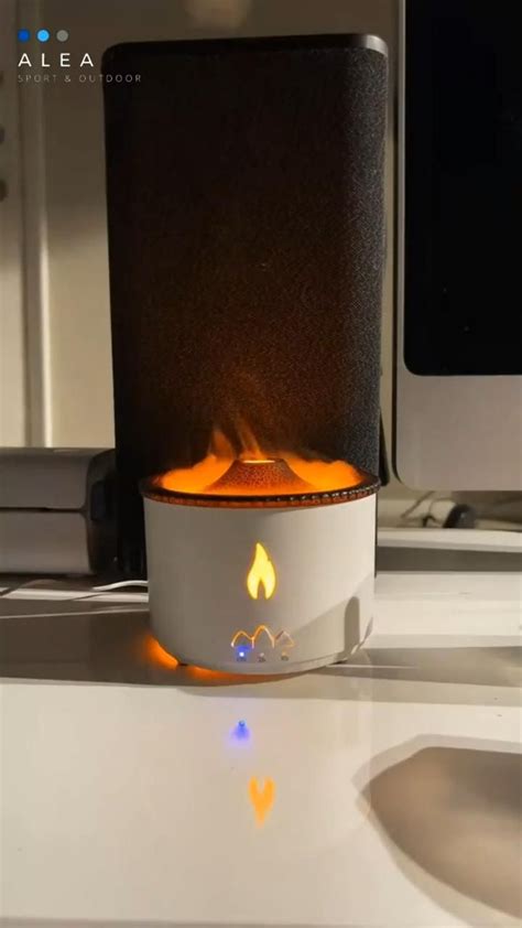 Essential Oil Volcano Diffuser Volcano Humidifier Diffuser With 4 Essential Oils 2 Mist Modes