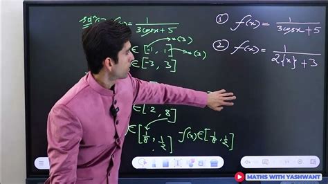 Finding Range Of Functions Part 04 For Grade 11 12 Jee Mains Youtube