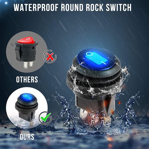 12 Volt Toggle Switch Waterproof 2 Pcs Blue Led Nepal Ubuy