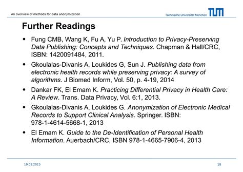 An Overview Of Methods For Data Anonymization Ppt