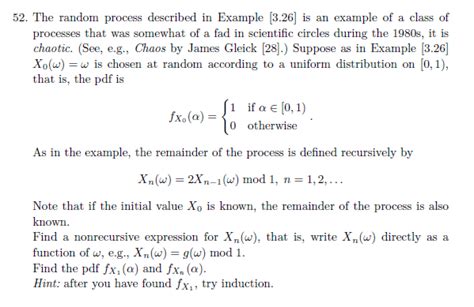 Solved The Random Process Described In Example Is An Chegg