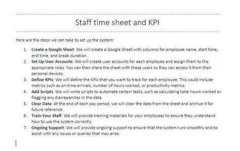 entry 12 by hrshammo for staff time sheet and kpi freelancer