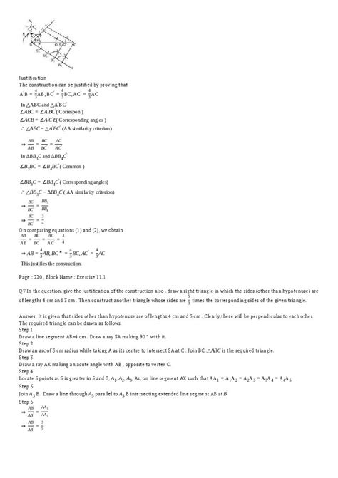 NCERT Solutions For Class Maths Chapter Constructions